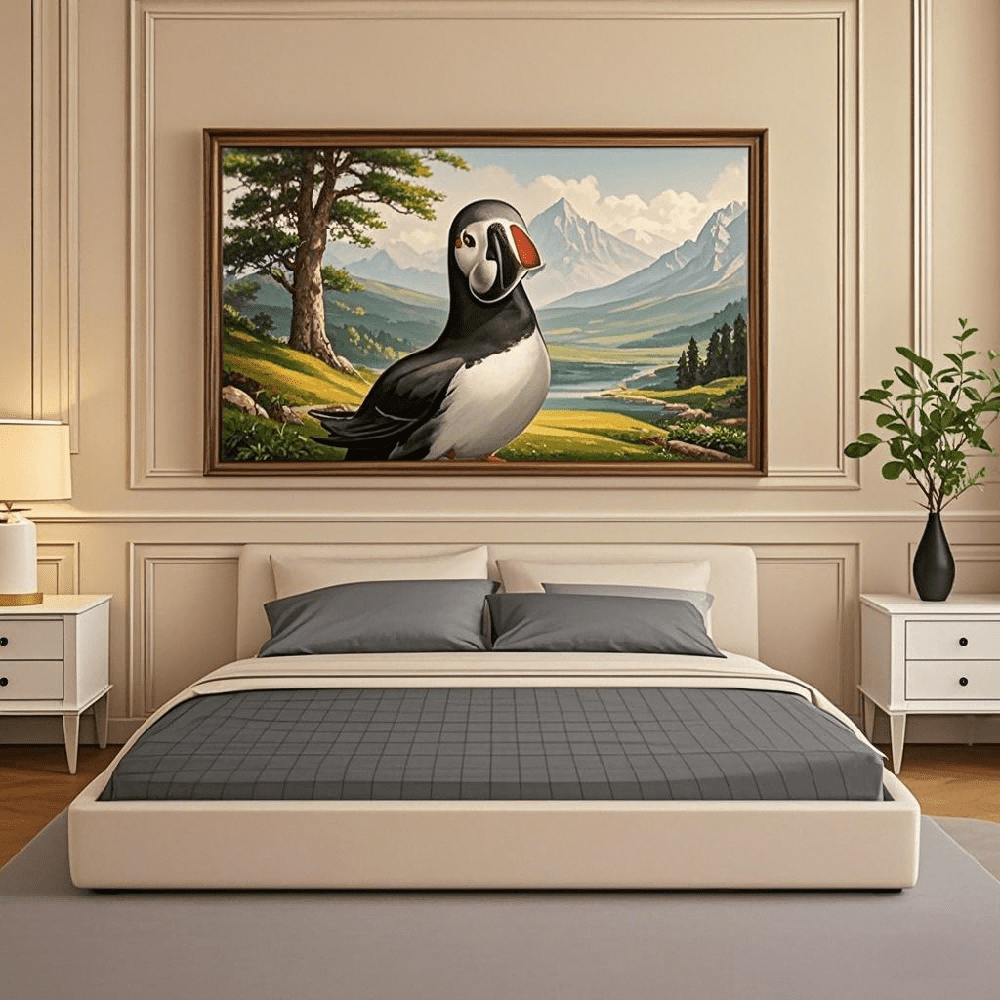 Sturdy Metal Box Spring Bed Frame for Full Size Bed, Easy Assembly ...