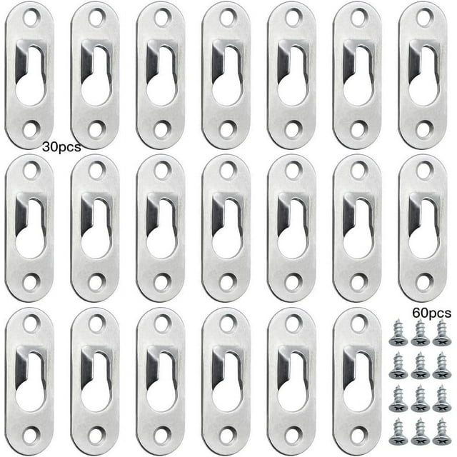Sturdy Metal Keyhole Hangers for Wall Mounting Cabinets & Heavy Duty ...