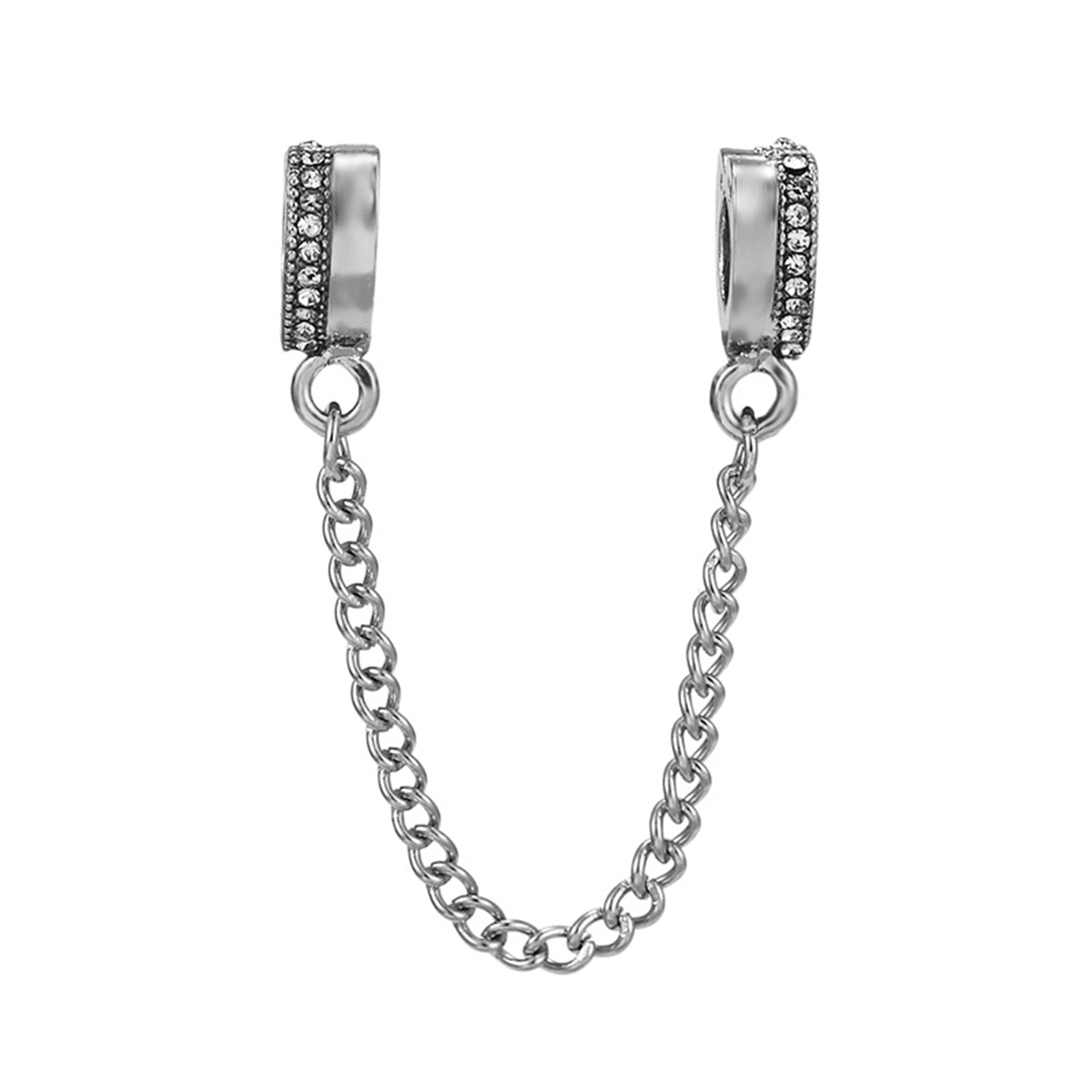Sturdy Metal Safety Chain Accessory For Bracelets Providing Practical ...
