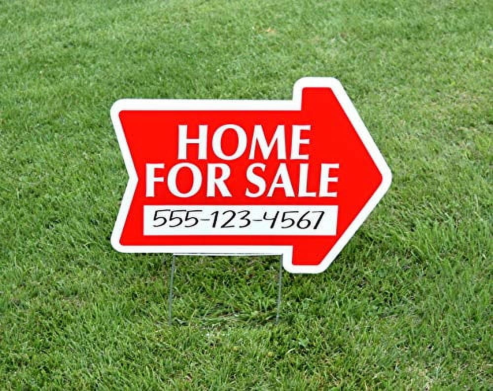 Sturdy Metal Wire Step Stake Frame For Yard Signs - 10 X 24 Inch H ...