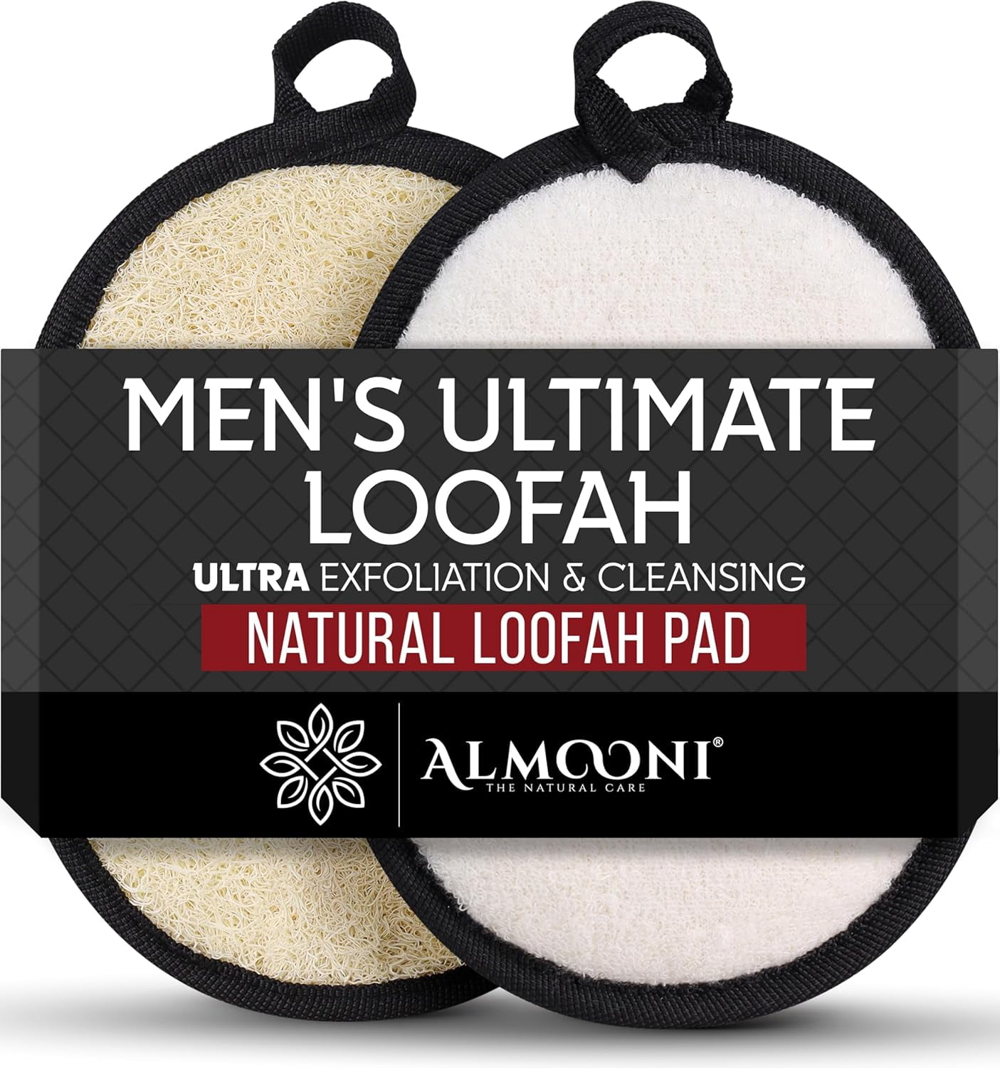 Sturdy Natural Loofah for Men, The Ultimate Men's Loofah Body Scrubber ...