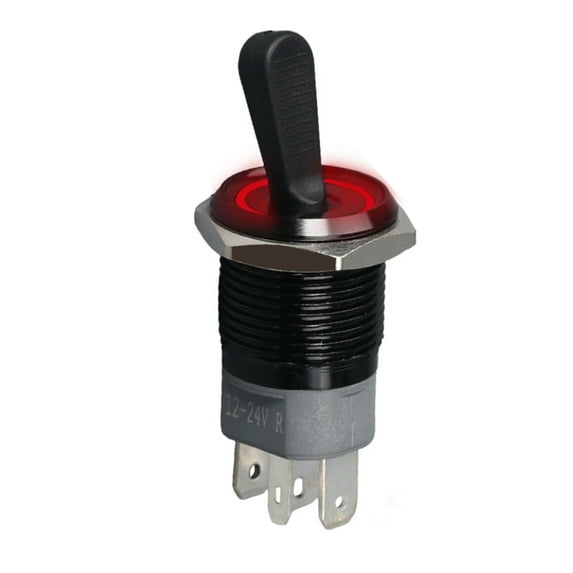 Sturdy Oxidized Metal Toggle Switches With Three Positions and Builts ...