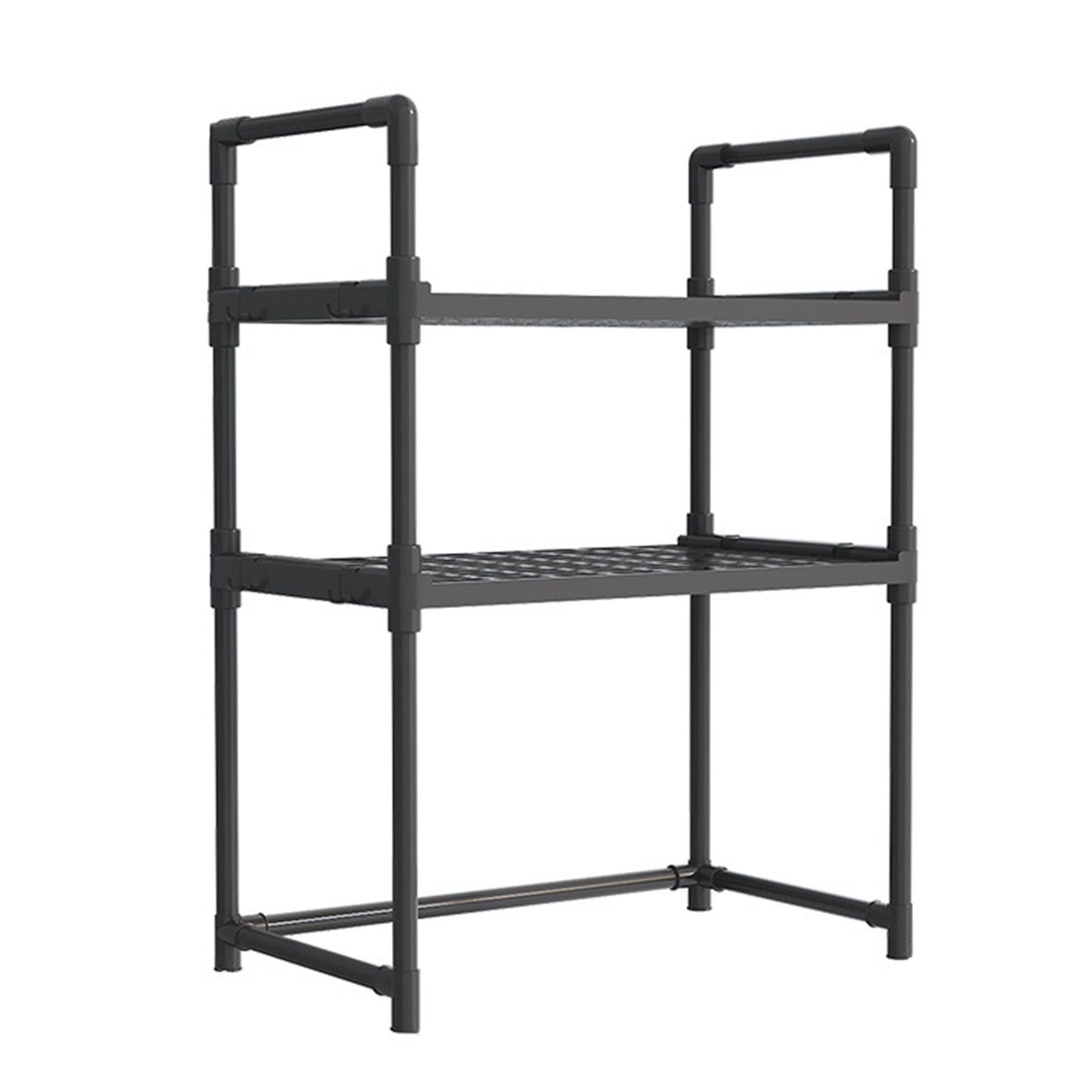 Sturdy PP Plastic Microwave Rack Practical Microwave Shelf Effective ...