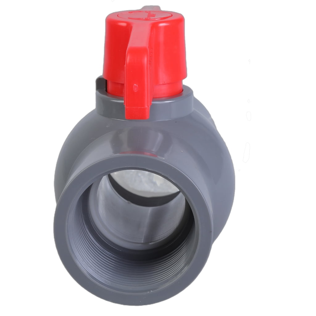 Sturdy PVC Hand Operated Valves 47mm Accessory for Liquid Control In ...
