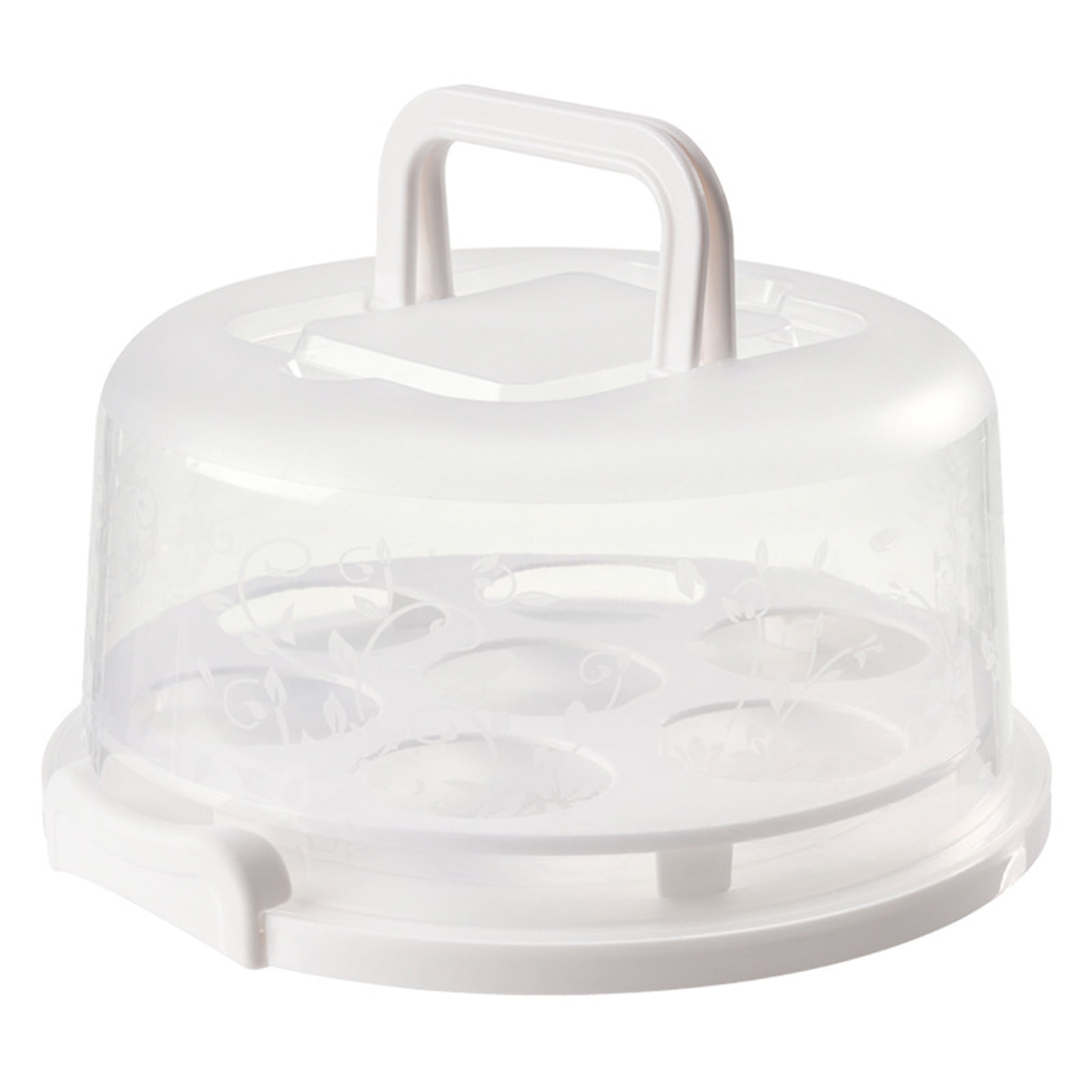 Sturdy Plastic Cake Carriers With Handle And Lid Unique Cake Holder For ...