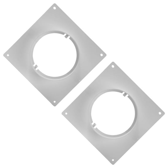 Sturdy Plastic Exhaust Fan Flanges Connectors for HVAC Systems 2 Pack ...