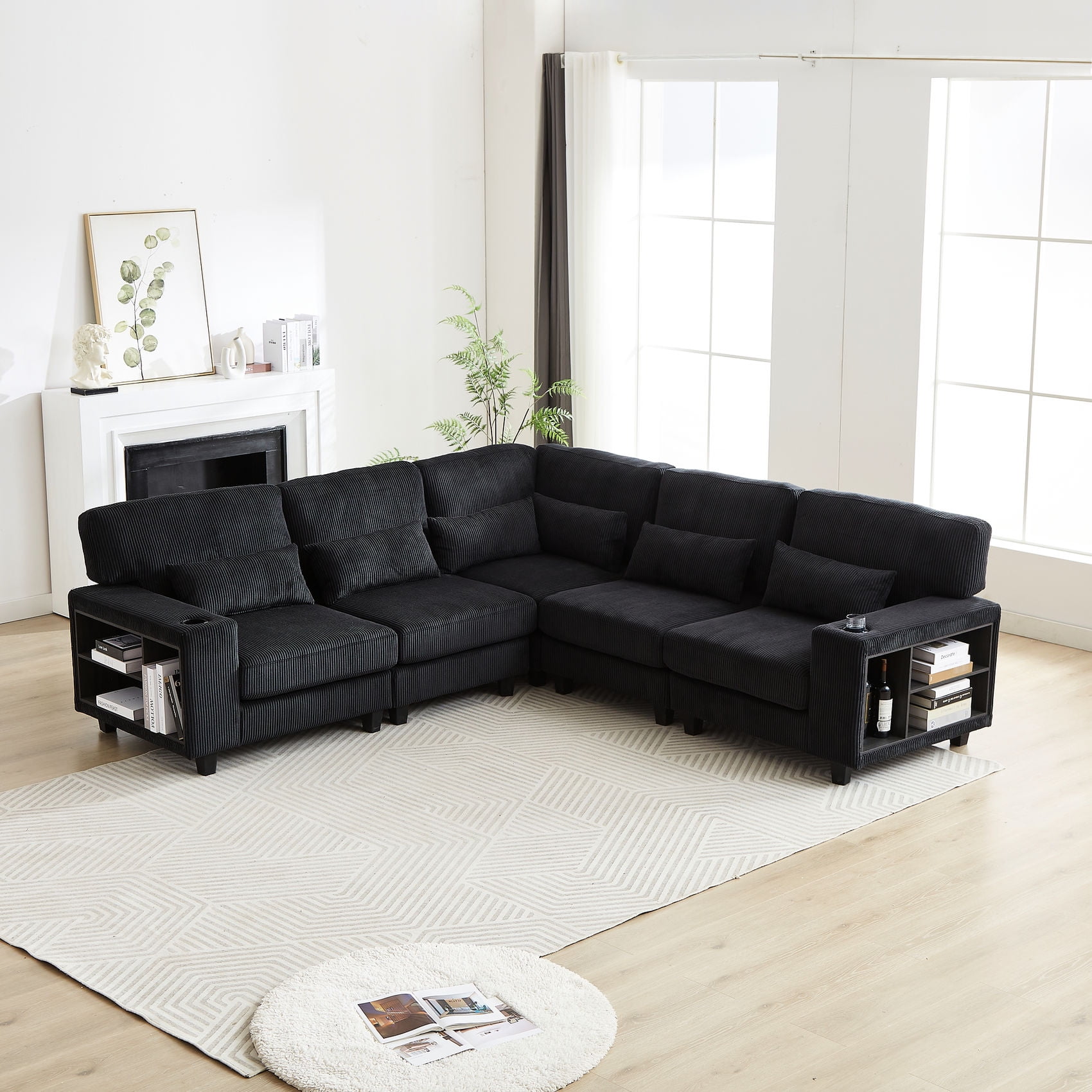 Sturdy Plastic Feet + Stable Support - Any Indoor Space + Long ...
