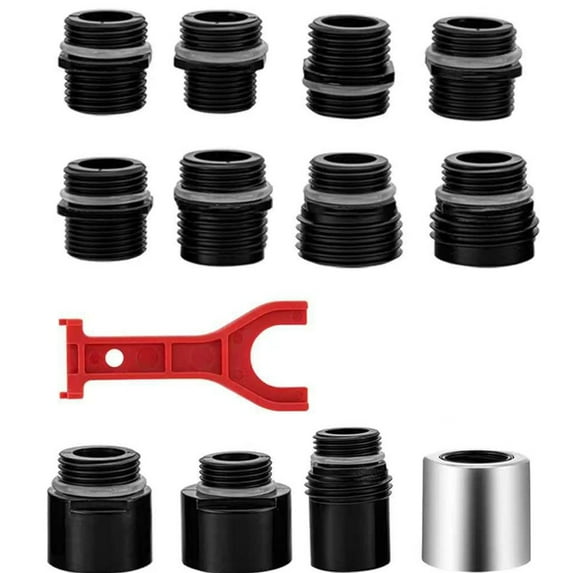 Sturdy Plastic Kitchen Faucet Adapter Set Accessory for Enhances Sink ...