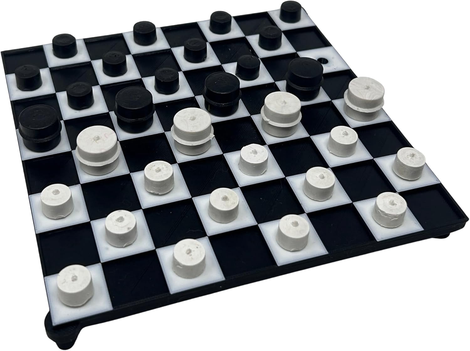 Sturdy Plastic Tactile Checkers Game for Blind and Sighted Players ...