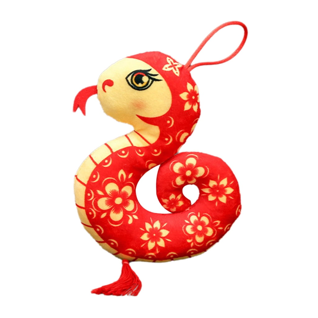 Sturdy Plush Snake Toy Chinese New Years Mascots Doll Symbolizing ...
