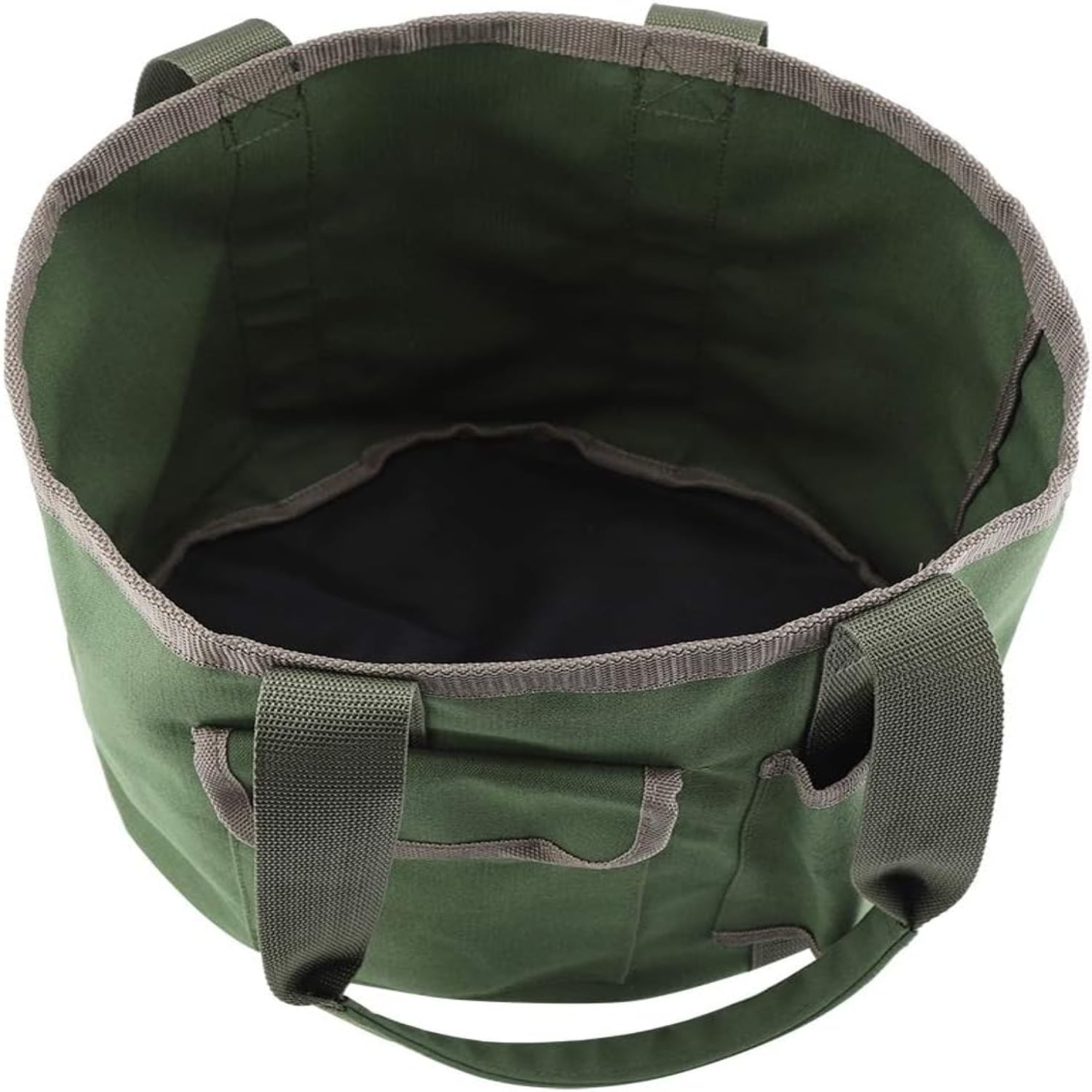Sturdy and Practical Green Canvas Garden Tools Bag for Men and Women ...