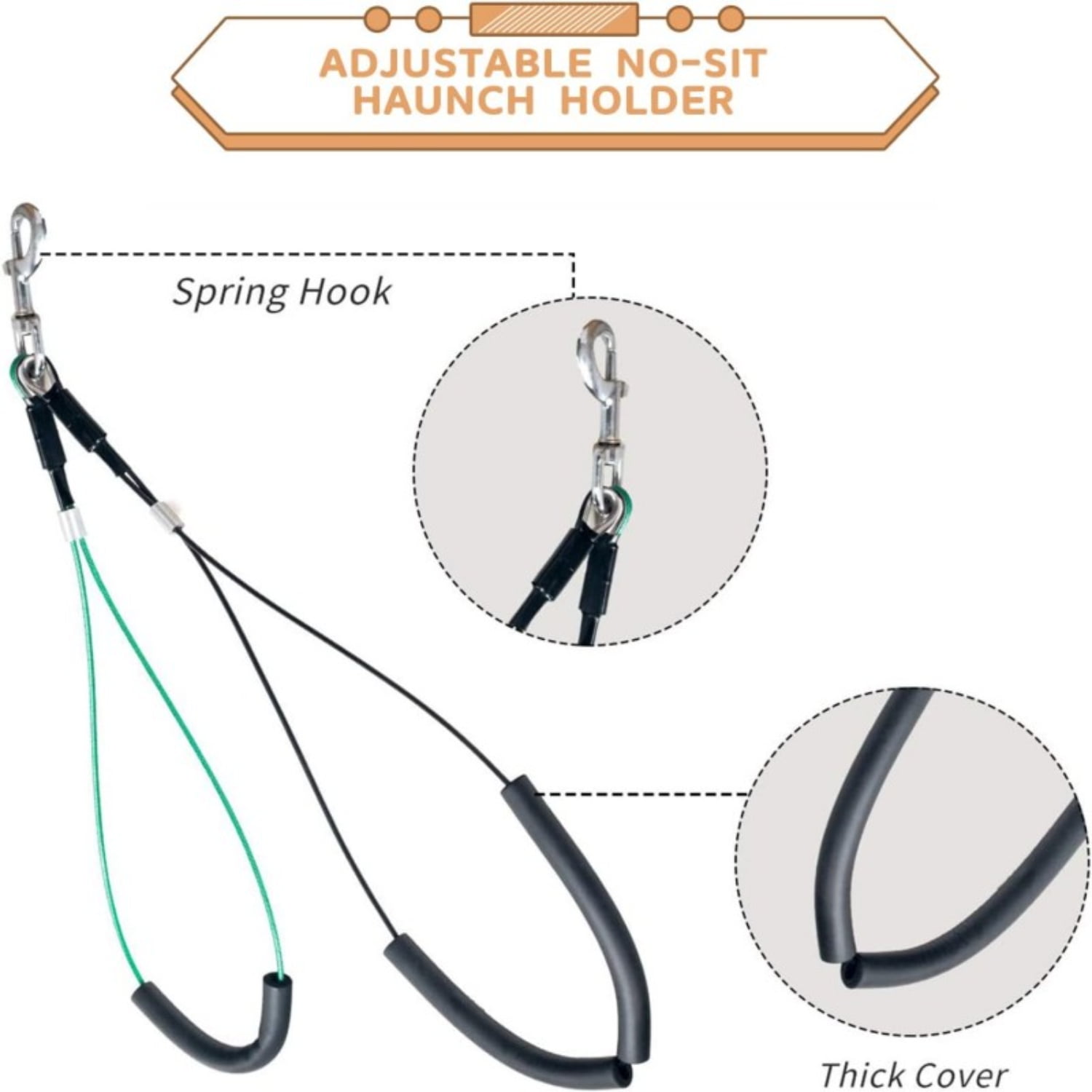 Sturdy Professional-Grade Steel Grooming Arm Holder - Convenient and ...