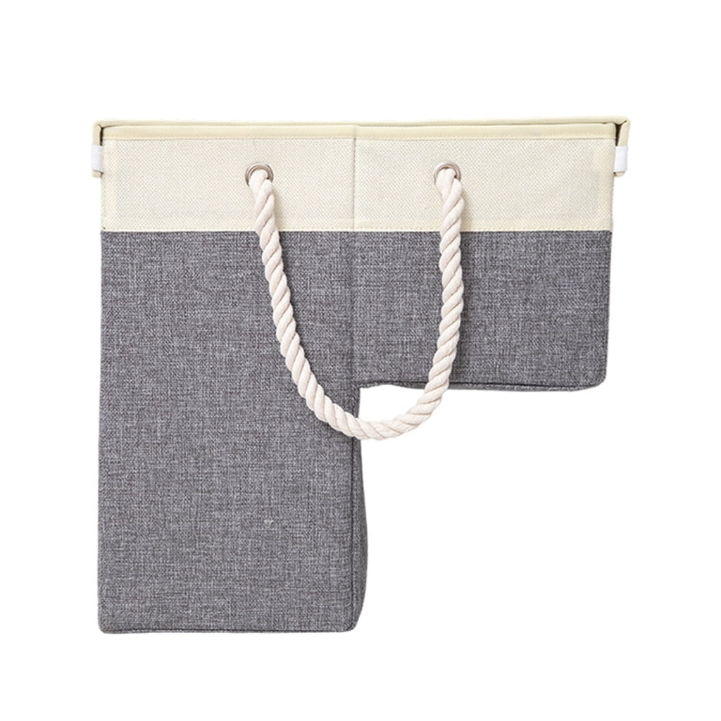 Sturdy Reinforced Storage Basket with Cover for Heavy Duty Clothes and ...