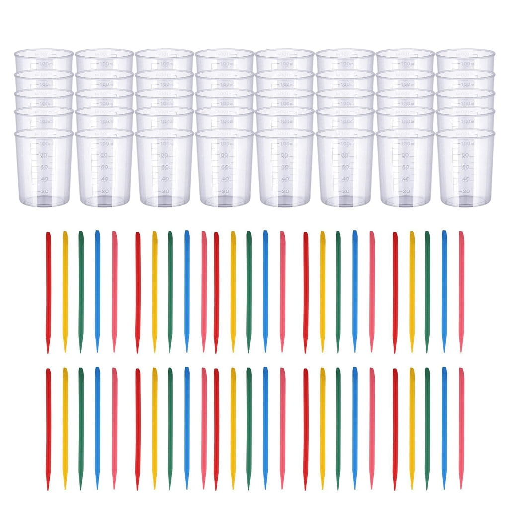 Sturdy Resin Measuring Cup Set Easy Cleaning Multipurpose Crafting Tool ...