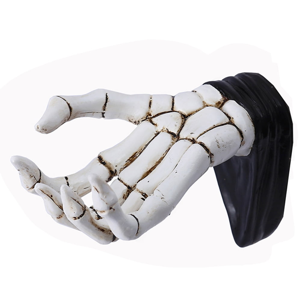 Sturdy Resin Skeleton Hand Wall Mount Key Holder for Haunted Decoration ...