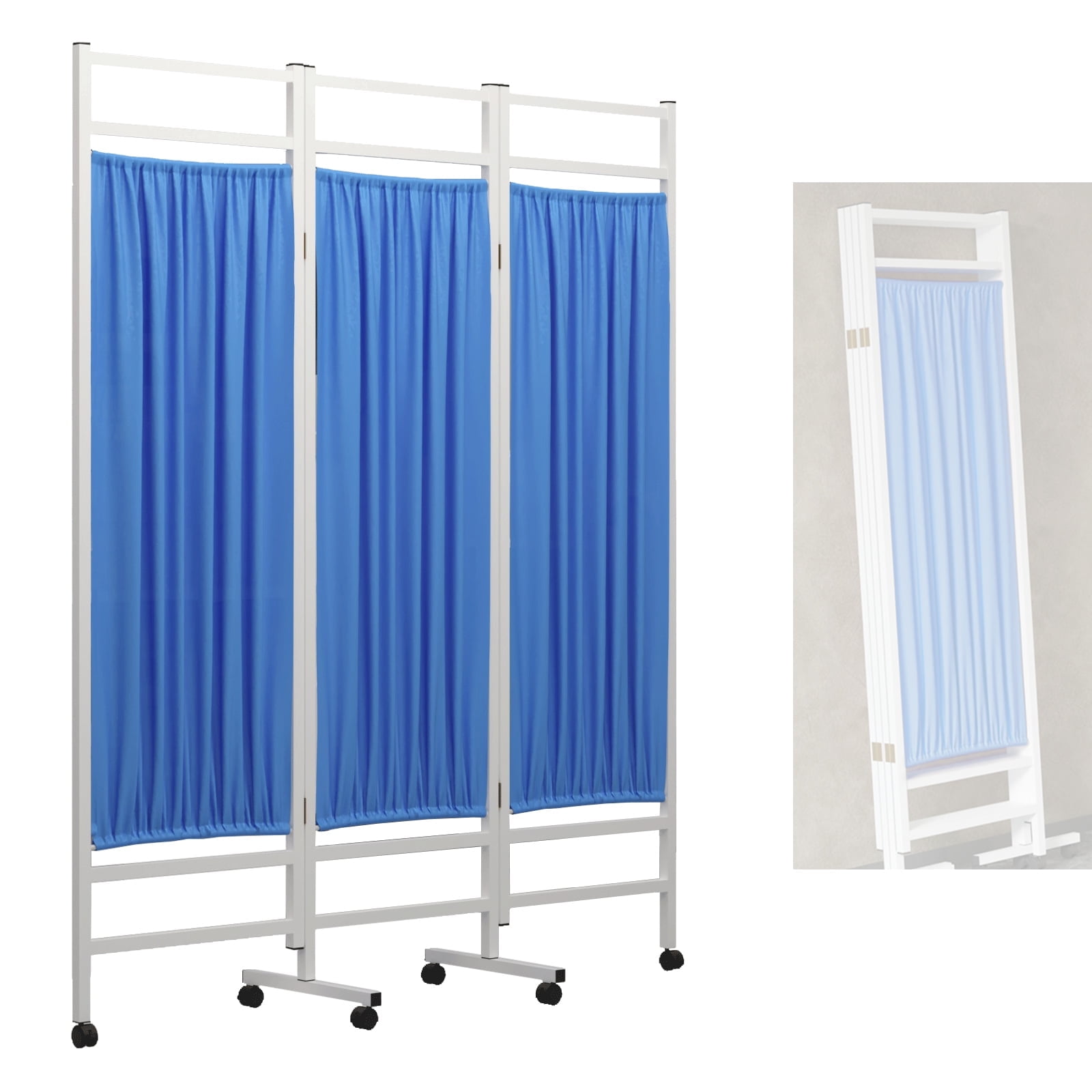 Sturdy Rolling Room Divider Panel, Easy Installation, Silent Wheels ...