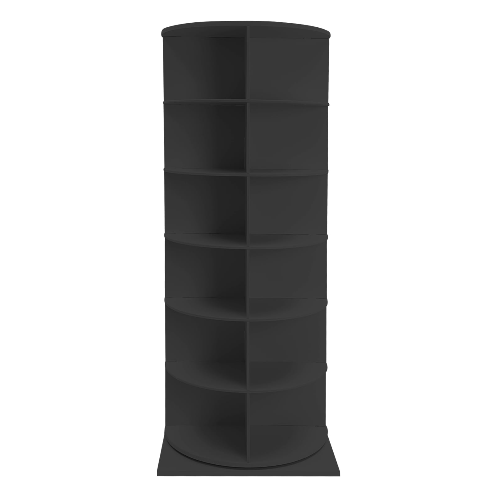 Sturdy Rotating Shoe Rack Tower, 360° Rotation, 6 Tiers, Holds 28 Pairs ...