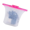 Sturdy Semi Clear Silicone Vacuum Bags Kitchen Organization Bags For ...