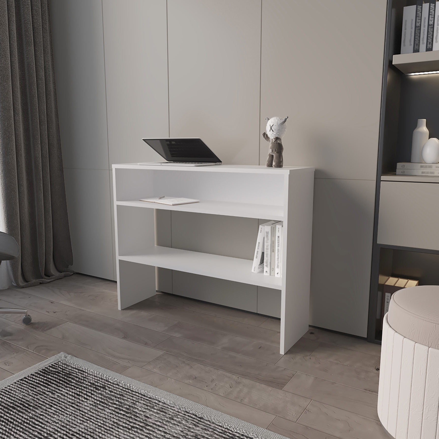 Sturdy Shelved Table for Entry / Can Be Used in Small Spaces ...