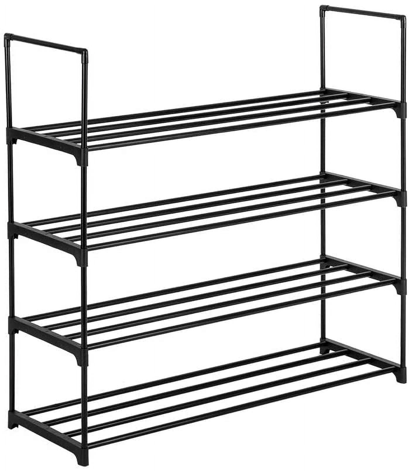 Sturdy Shoe Rack, Free Standing Easy Assembled Shoe Storge Organizer ...