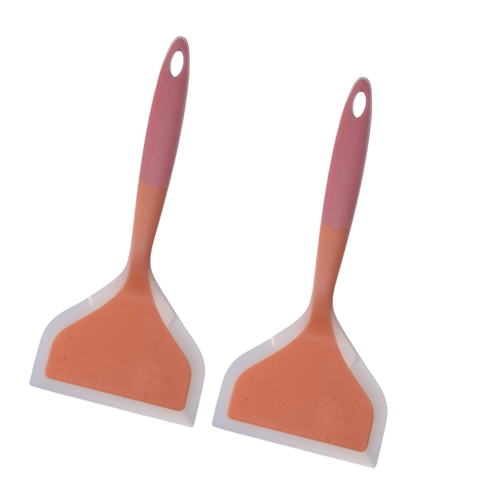 Sturdy Silicone Turner with Wide Mouth Frying Spatula Perfect for Home ...