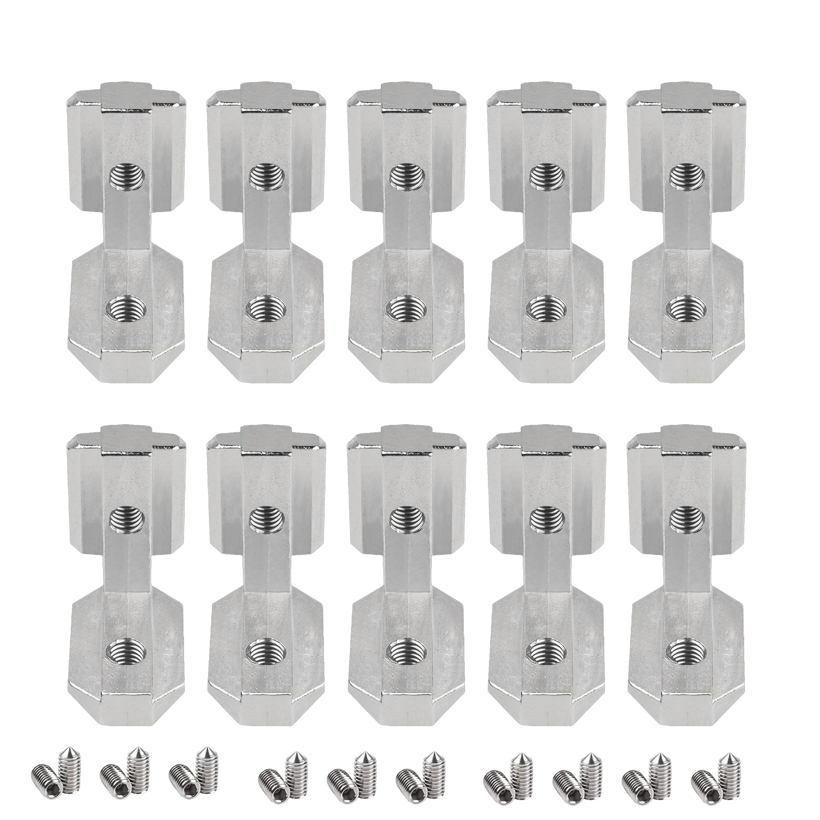 Sturdy Stainless Steel L Shaped T Nut Brackets for 40 Series Frame Pack ...