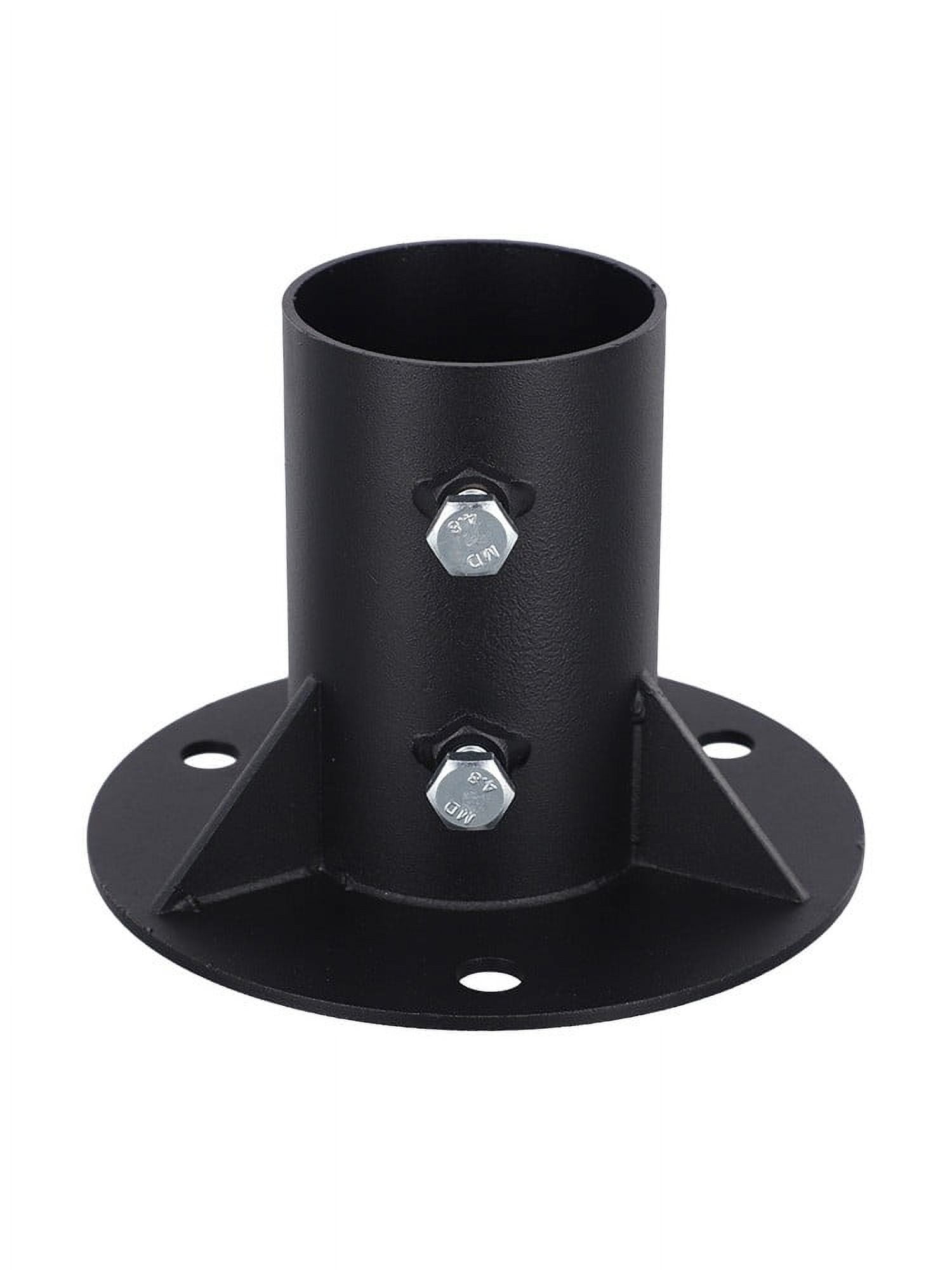 Sturdy Steel Chain Link Fence Post Base for Multiple Applications- Easy ...