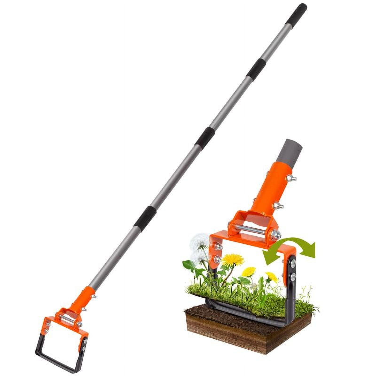 "Sturdy Steel Garden Hoe for Weeding, Adjustable Loop Cultivator with ...