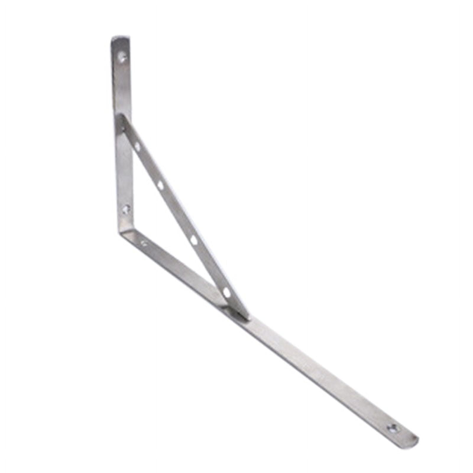Sturdy Steel Triangle Bracket, 4mm Thick, 16in, Removable, for Wall ...