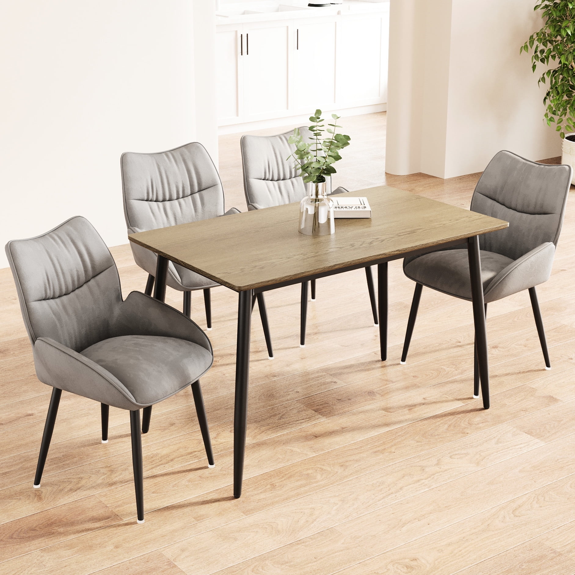 Sturdy Structure Dining Set + Teddy Plush Seats”-“Family Gatherings ...