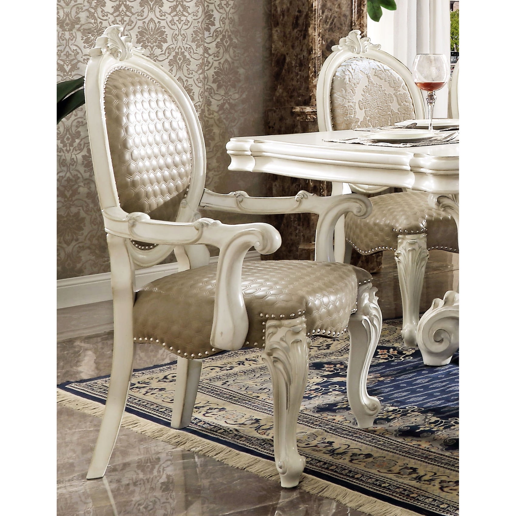 Sturdy Support & Streamlined Arm Chairs - Dining Room Use+Space ...
