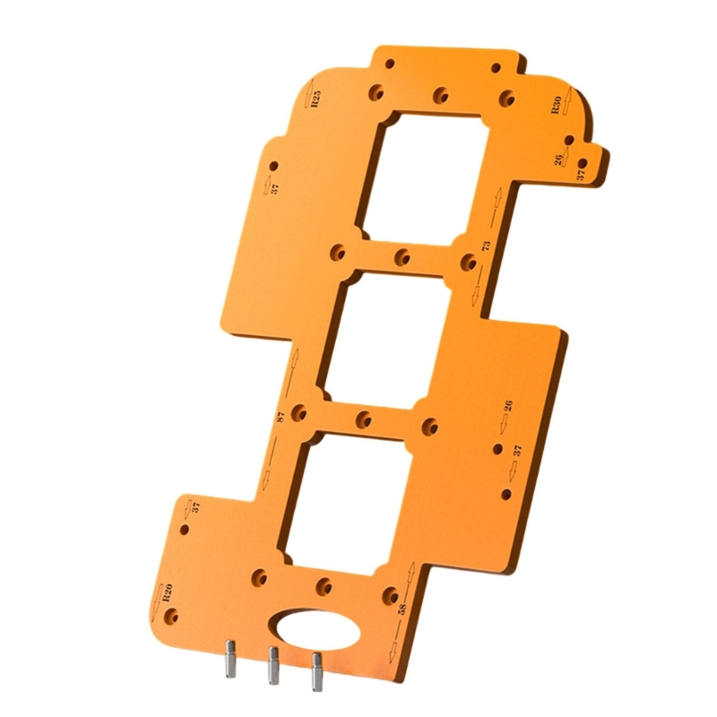 Sturdy Switches Opening Template Routers Corner Jig Portable Accessory ...