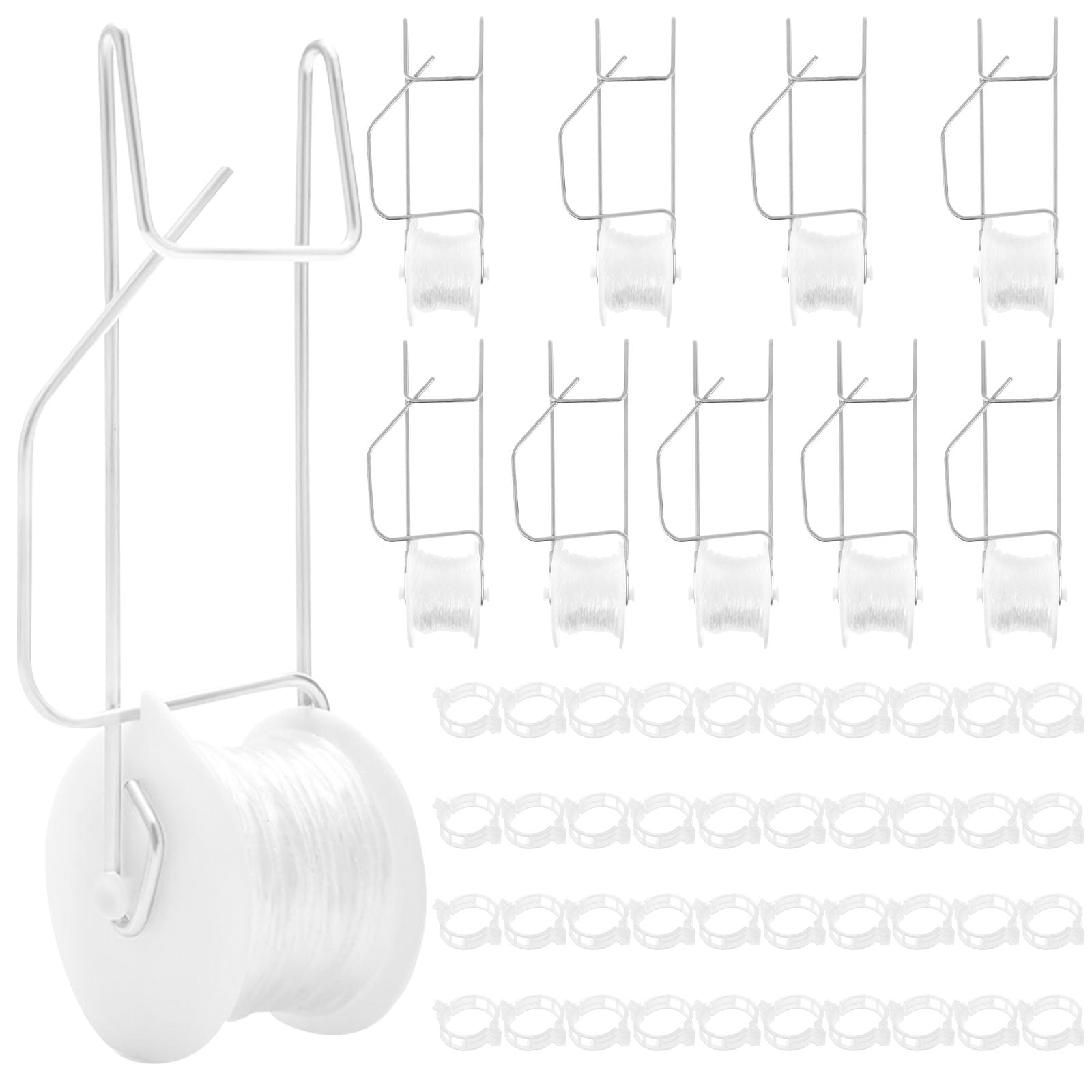 Sturdy Tomato Roller Hooks With 15m Rope Versatile Strong Load Bearing ...