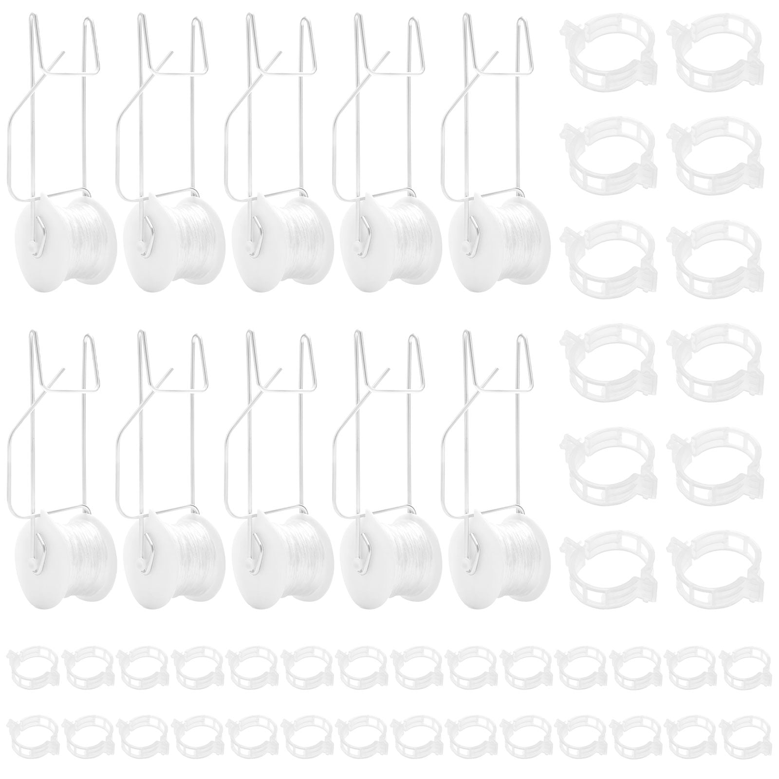 Sturdy Tomato Roller Hooks With 15m Rope Versatile Strong Load Bearing ...