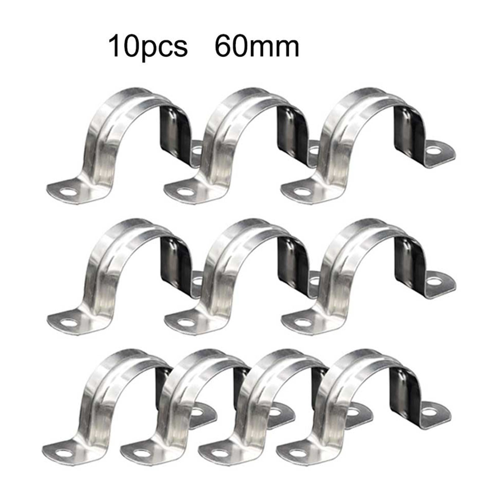 Sturdy U Shape Pipe Clamp Set Corrosion Resistant 304 Stainless Steel ...