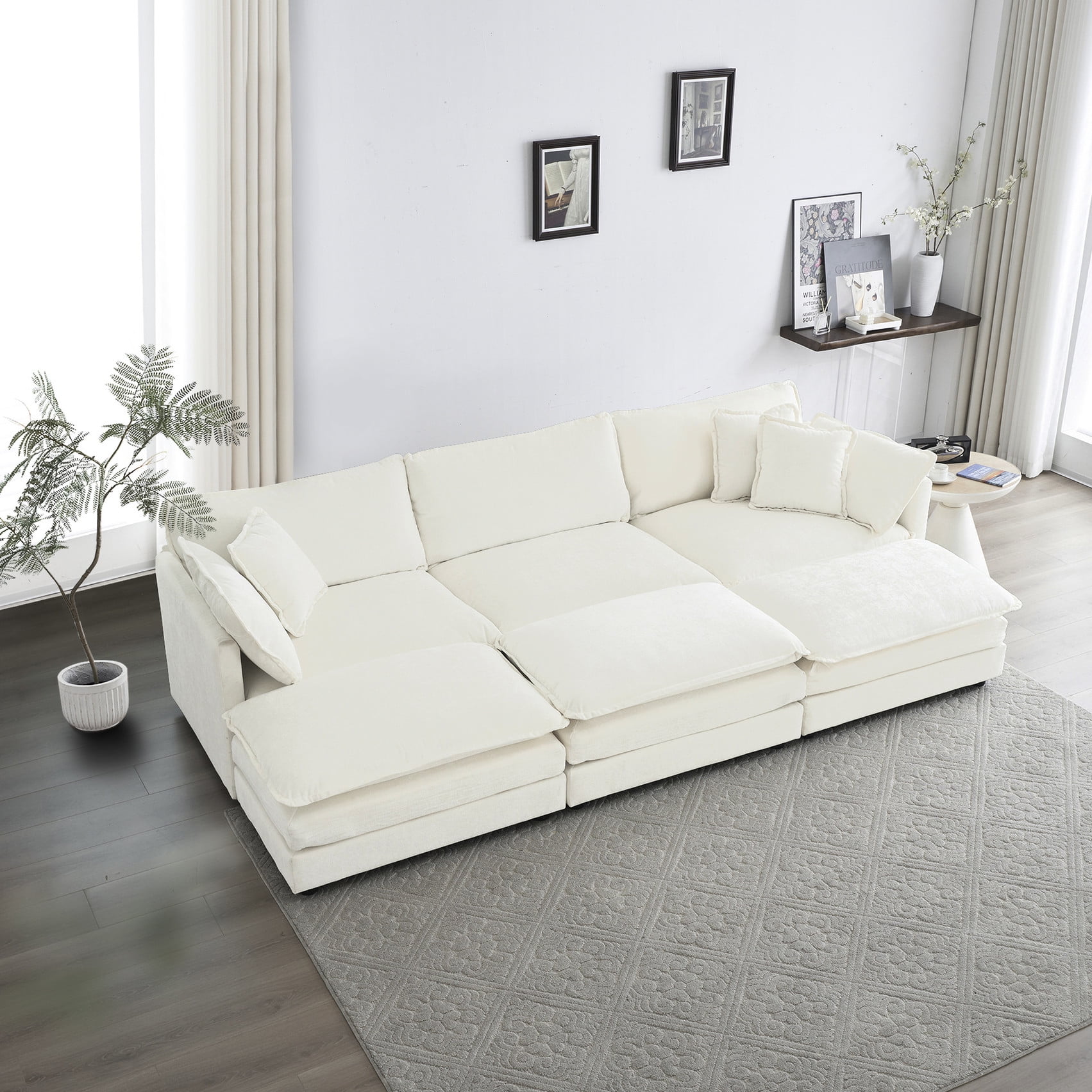 Sturdy Wood - Frame Modular Sofa / Customize Your Living Space ...