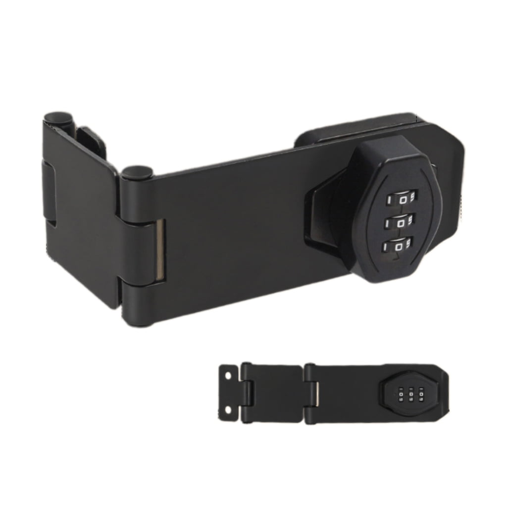 Sturdy Zinc Alloy Bifold Door Lock with Twist Knob Hasp Latches ...