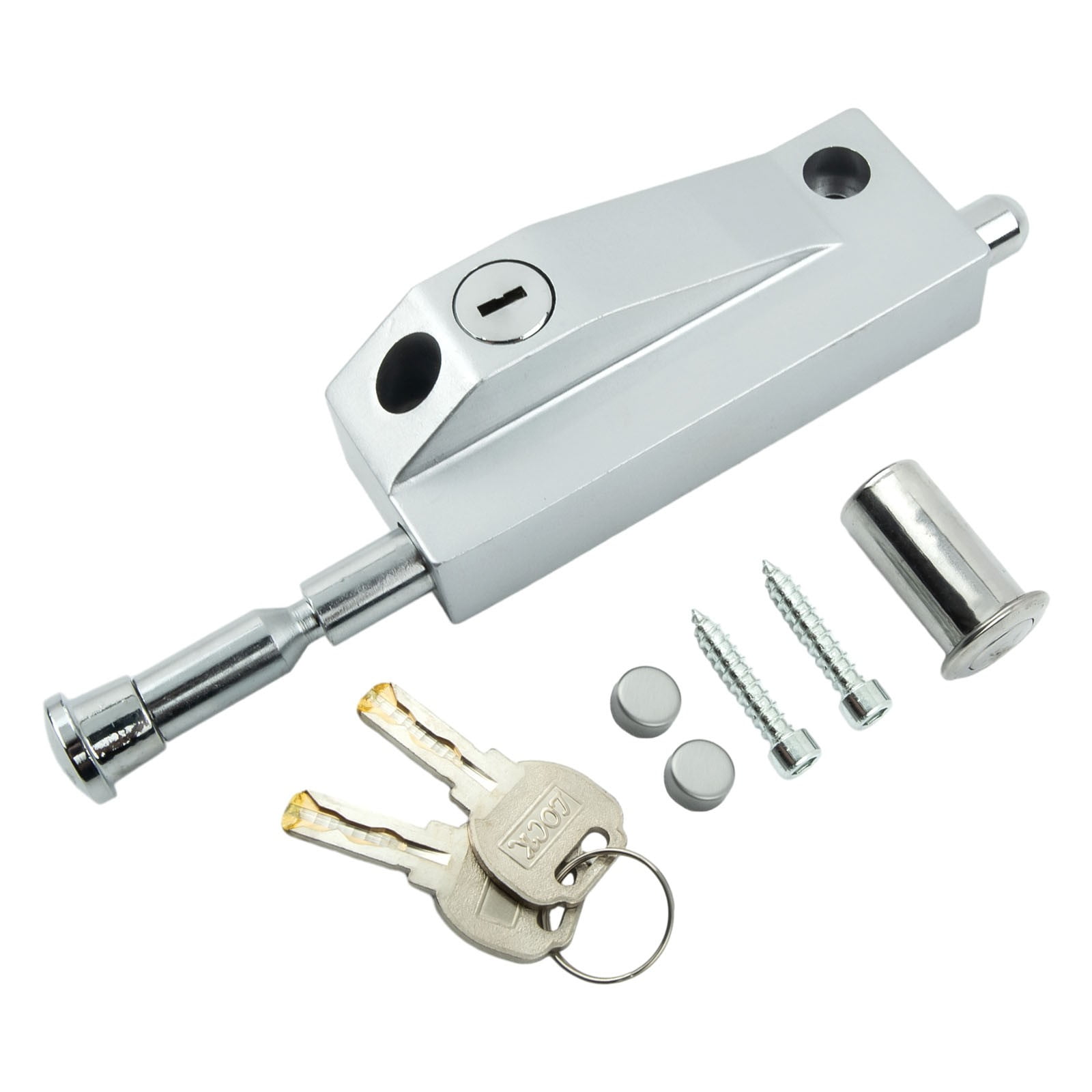 Sturdy Zinc Alloy Framed Door Latch Lock with Bold Solid Tongue for Home Security - Walmart.com