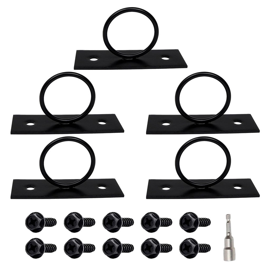 Sturdy And Versatile Black Rope Bracket For Secure And Neat Outdoor ...