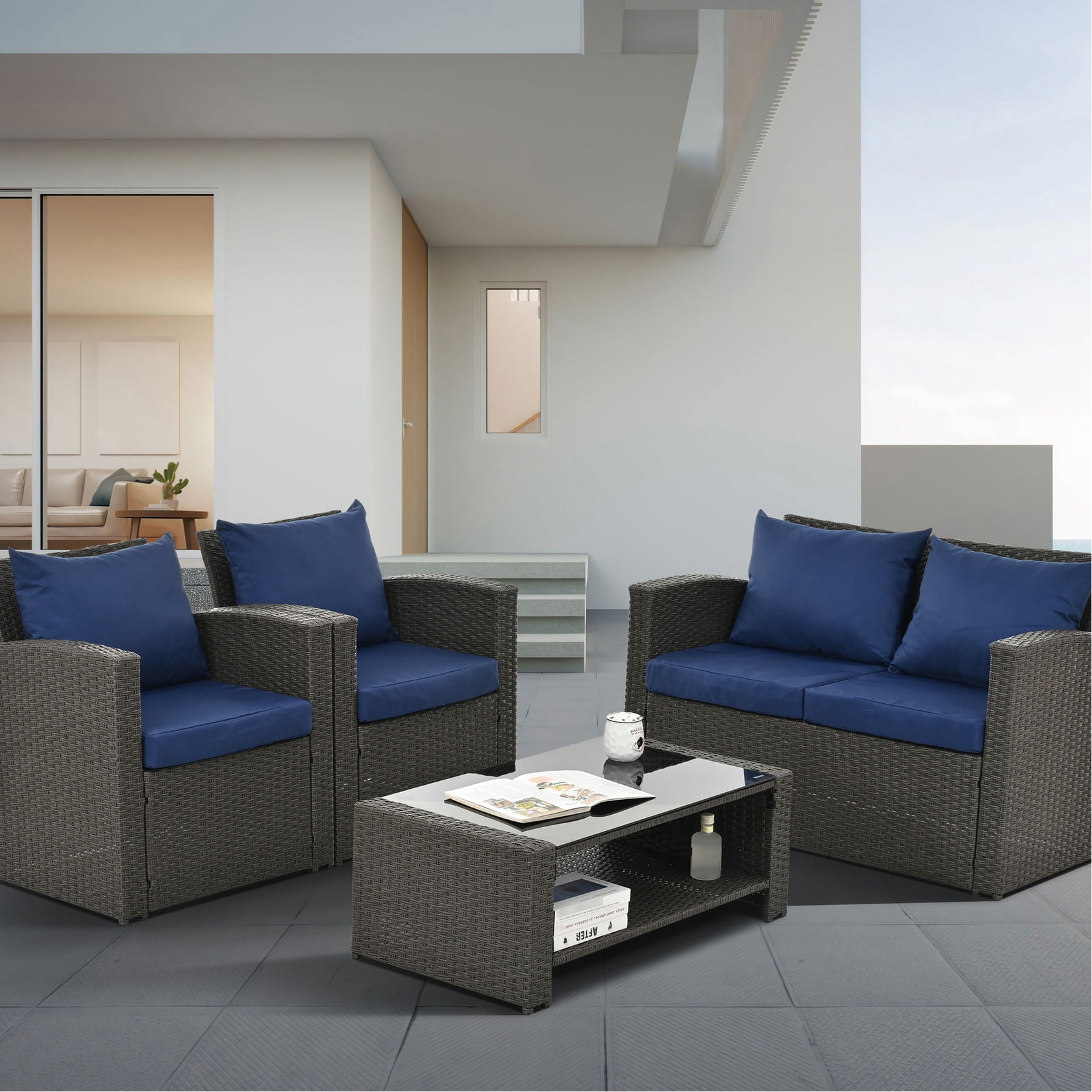 Sturdy hand - woven PE wicker furniture / Add style to your patio ...