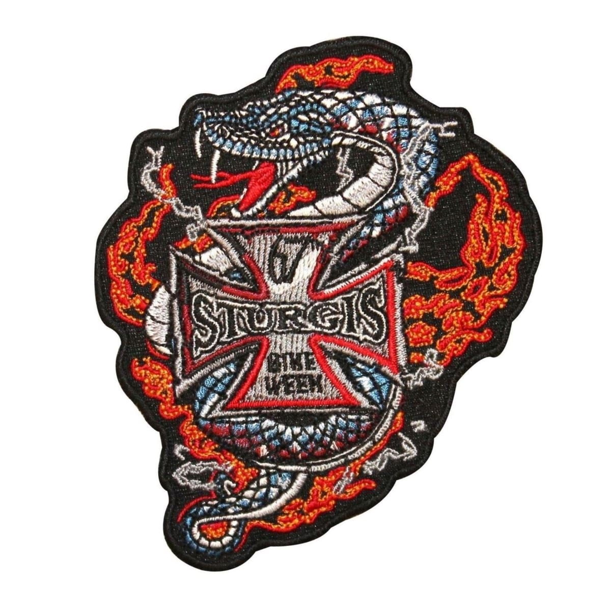Sturgis 67th Bike Week Patch Maltese Cross Biker Embroidered Iron On ...