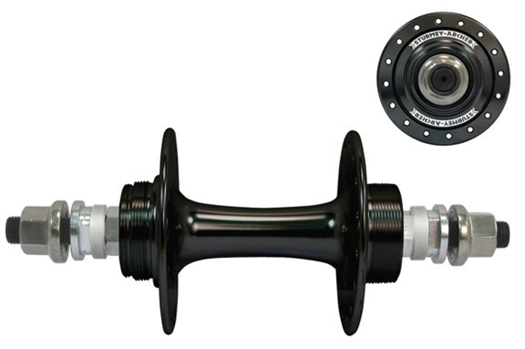 Sturmey Archer Track Rear Hub, 32h - Black Anodized - Walmart.com
