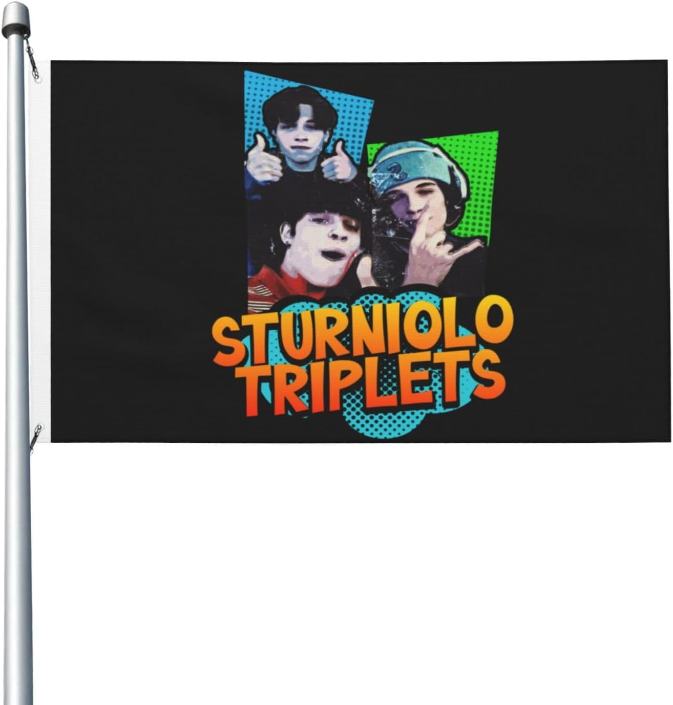 Sturniolo Artist Triplets Flag 3x5 Ft Outdoor Flag Double Sided Flag ...