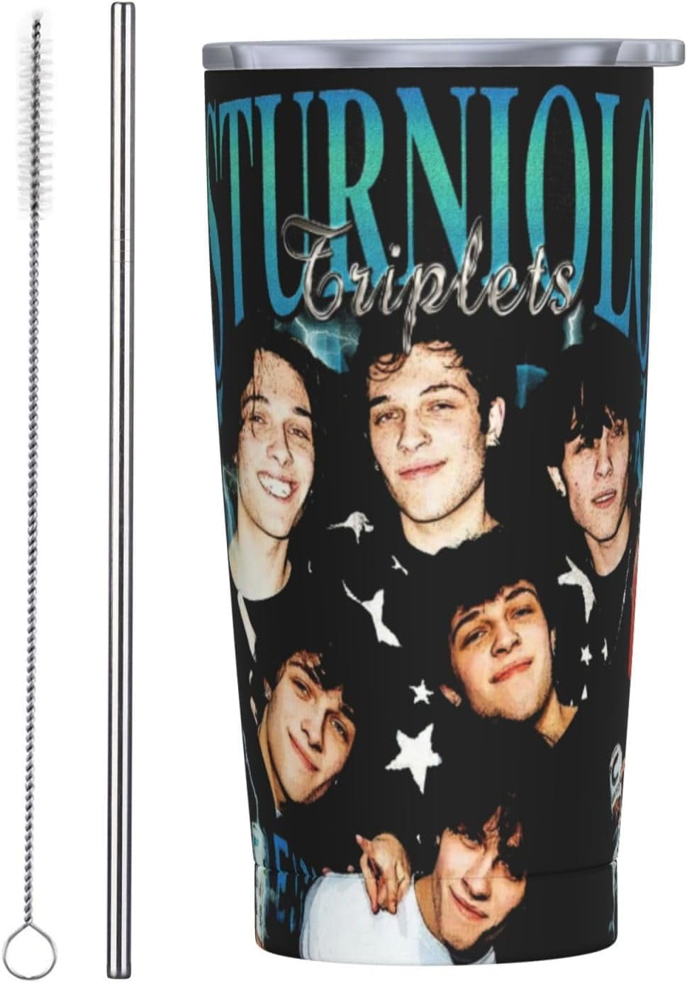 Sturniolo Artist Triplets Tumbler Cup 20oz Travel Coffee Mug with Lid ...