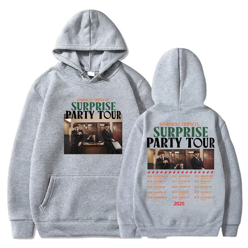Sturniolo Triplets 2025 Surprise Party Tour Merch Hoodies Women Men ...