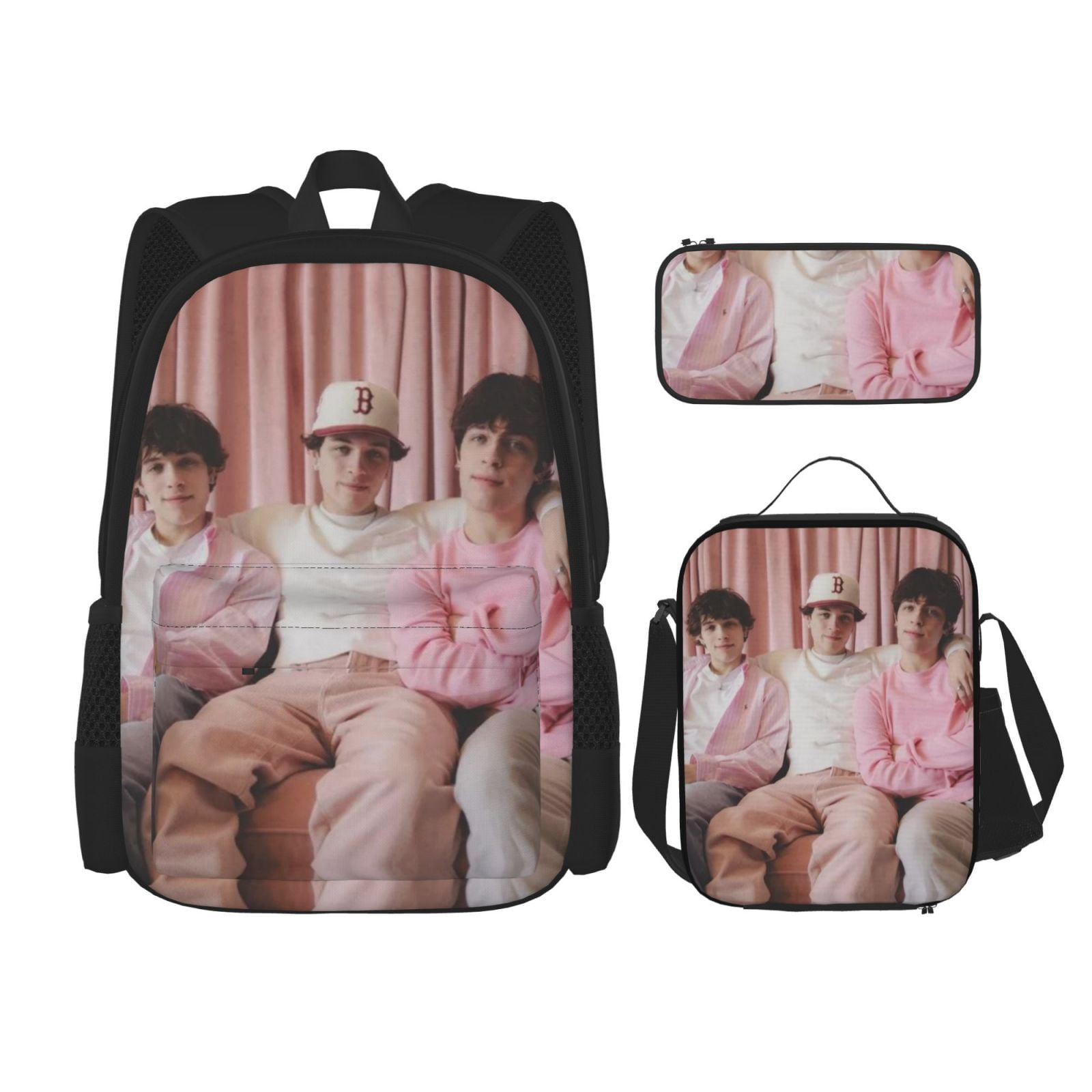 Sturniolo Triplets Bookbag Backpack With Lunch Box and Pencil Case 3 ...