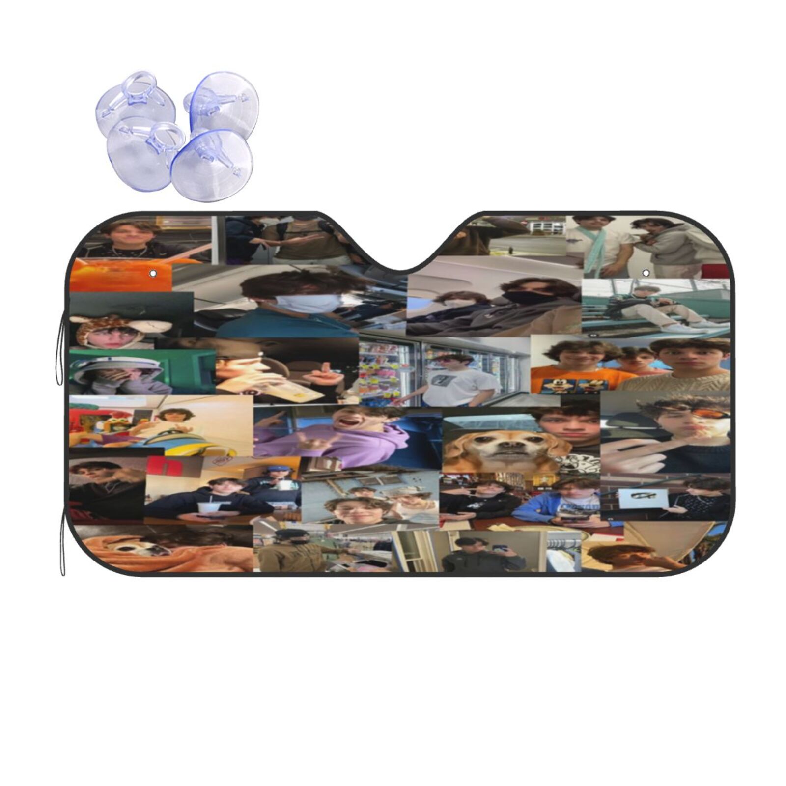 Sturniolo Triplets Car Sunshade Front Windshield Sun Shade Hardened Sun ...