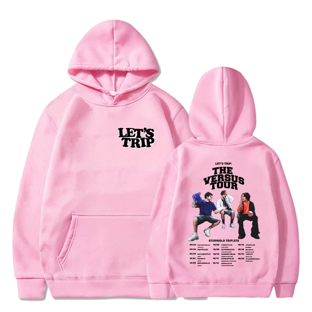 Sturniolo Triplets Hoodie Let's Trip Merch 2023 The Versus Tour Hooded ...