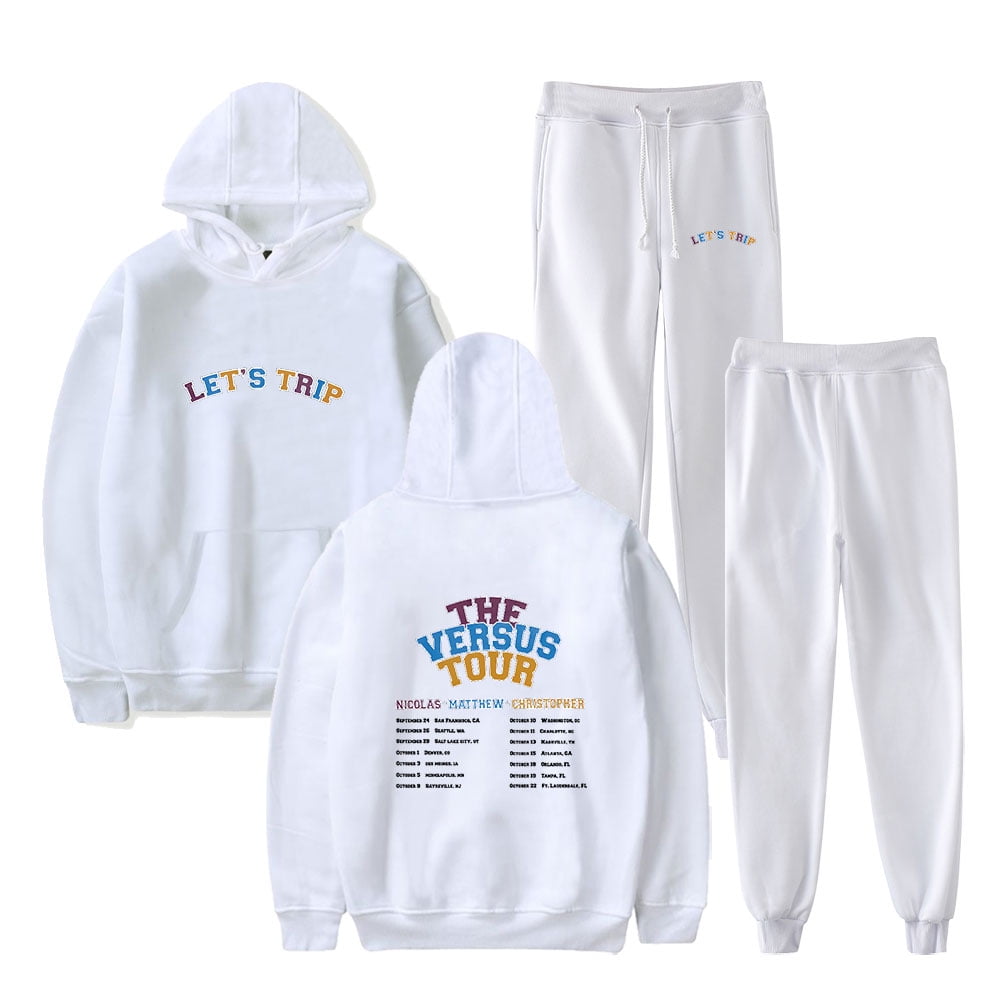 Sturniolo Triplets Hoodie Suit Let's Trip Arch Tour New The Versus Tour ...
