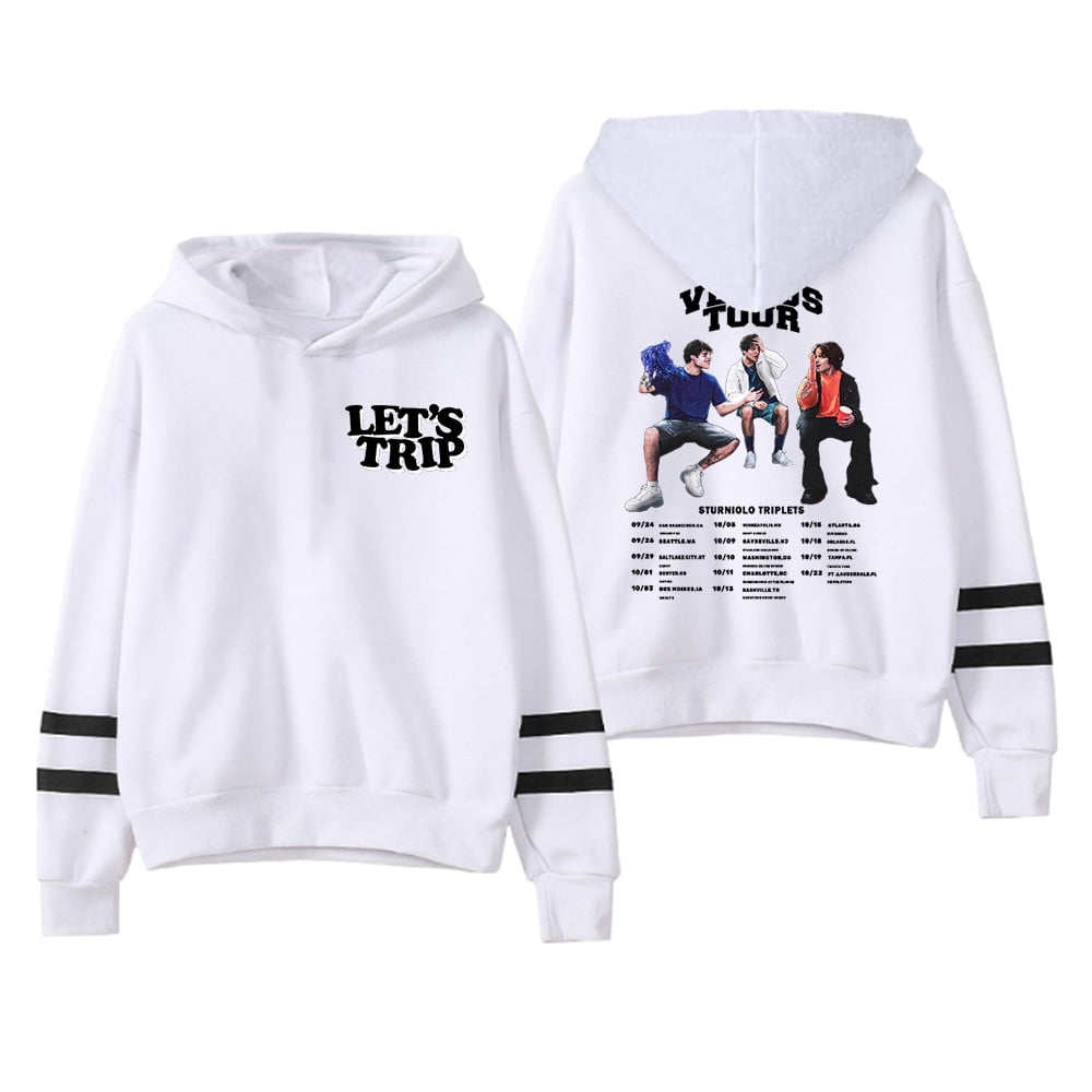 Sturniolo Triplets Let's Trip 2023 The Versus Tour Hoodie Pocketless ...